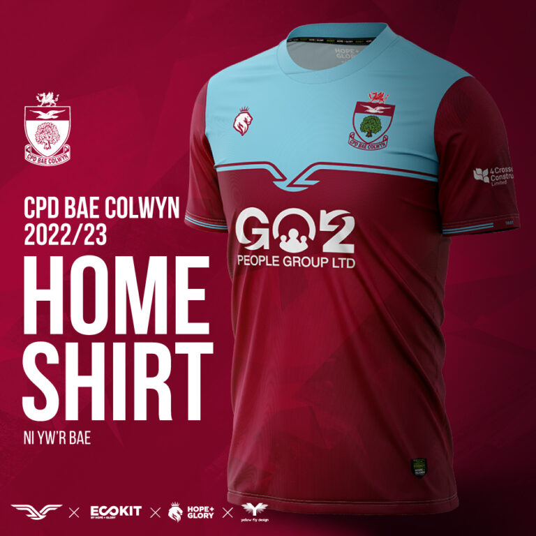 New eco friendly home kit unveiled - Colwyn Bay FC / CPD Bae Colwyn