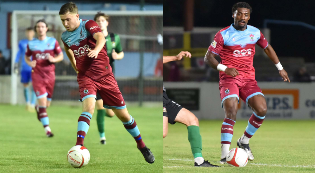 Tommy and Udi in JD Team of the Week - Colwyn Bay FC / CPD Bae Colwyn