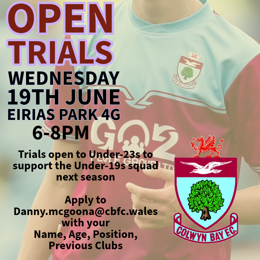 Under-19s offers 'pathway' to first team - Colwyn Bay FC / CPD Bae Colwyn