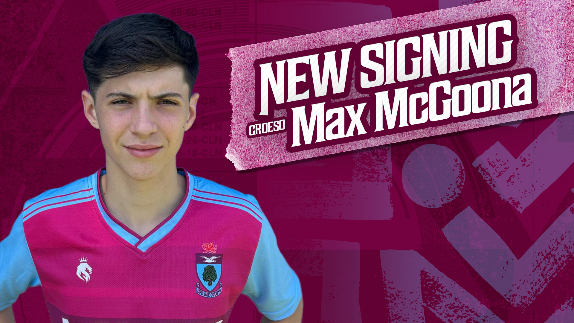 New Signing - Max McGoona - Colwyn Bay FC / CPD Bae Colwyn