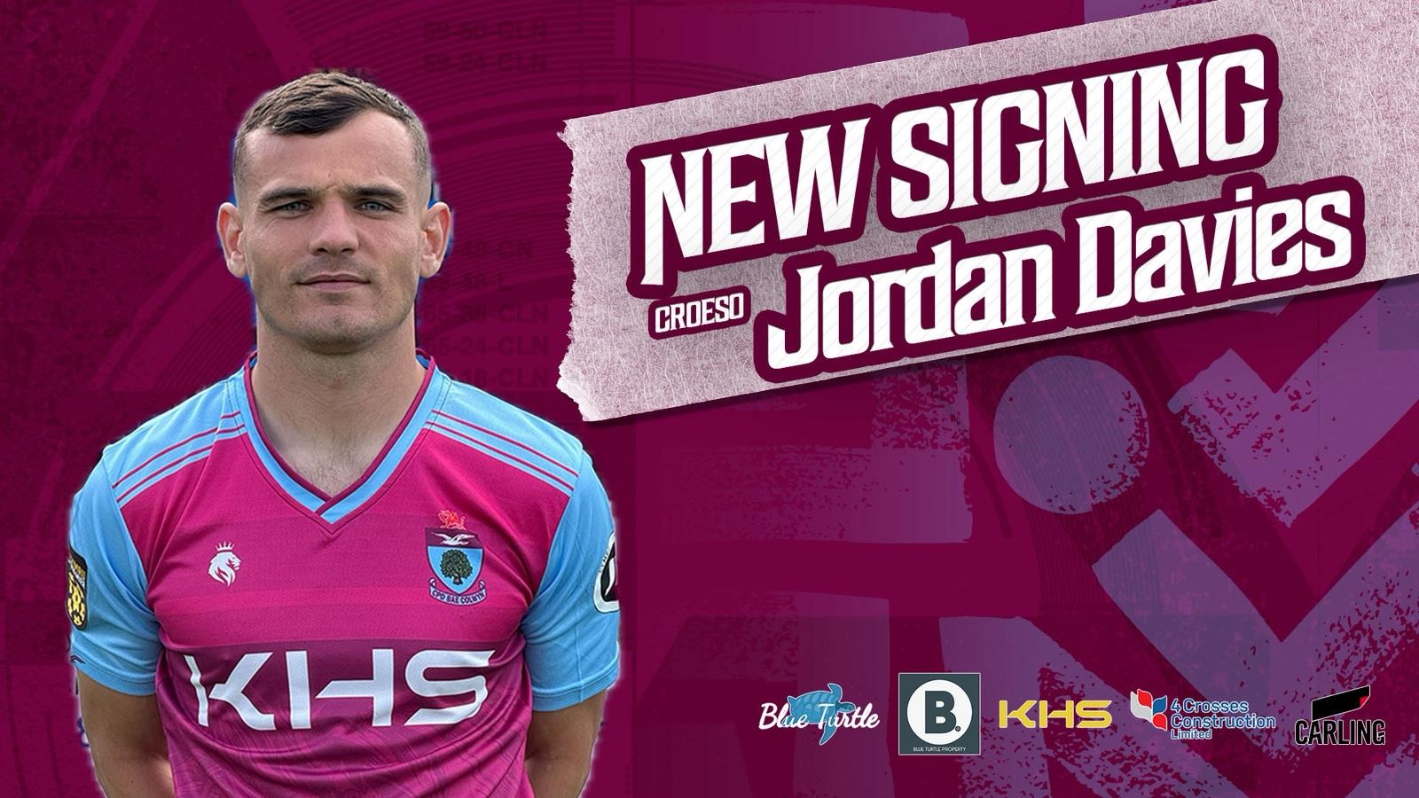 Jordan joins the Bay - Colwyn Bay FC / CPD Bae Colwyn